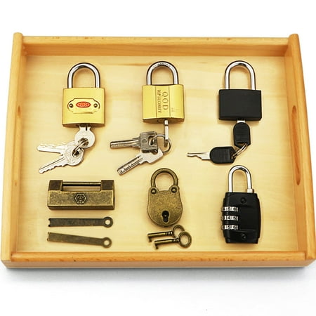 Inslat Montessori Lock and Key Toy Set for Toddlers, Montessori ...