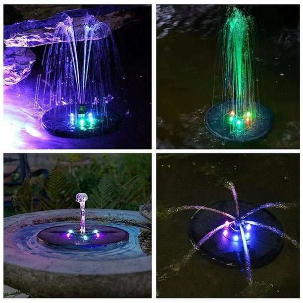 EGNMCR 3W LED Solar Fountains For Birdbath, Solar Water Fountains 5 ...
