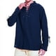 Blusa y camisa de cuello alto de manga larga para hombre, moda de color ...