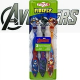 The Avengers Kids Toothbrush Set, Superhero Character, Soft Bristles, 3 ...