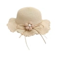 Cheapark Sun Hat Flower Beach Cap Outdoor Beach Summer Activity Back to ...