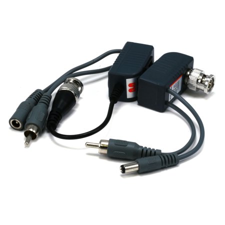 1 Channel Passive CCTV BALUN - Video/Audio/Power over Cat5 - Walmart.ca