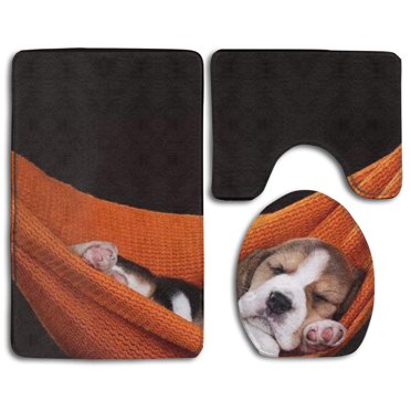 3 Piece Bathroom Rug Set Bath Rug, Contour Mat, and Lid Cover - Walmart.com