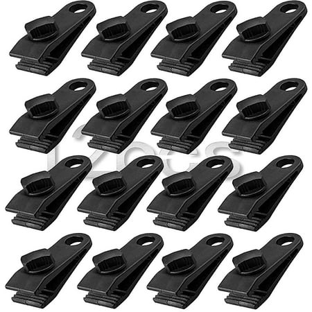 12 Pieces Tarpaulin Clips Multifunctional Tarpaulin Clips Awning Clamp ...