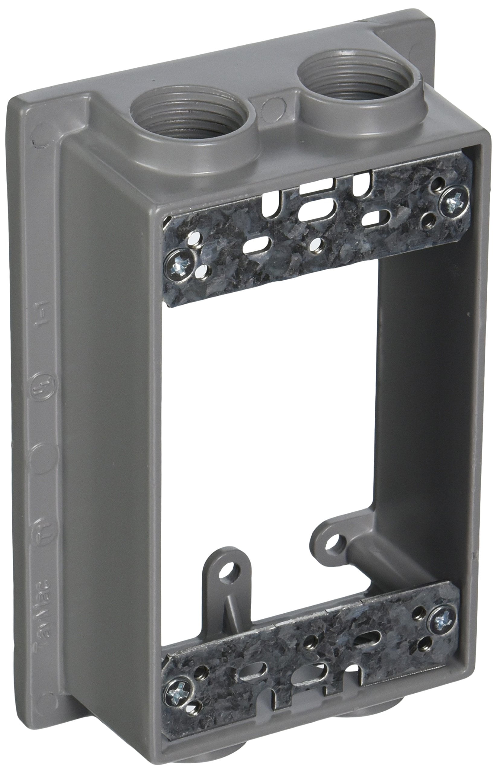 Taymac SE450S Weatherproof Box Extension, 1-Gang, (4) 1/2-Inch Outlets ...