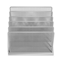 TRU RED 7 Compartment Wire Mesh File Organizer Matte Black 2/Pack ...