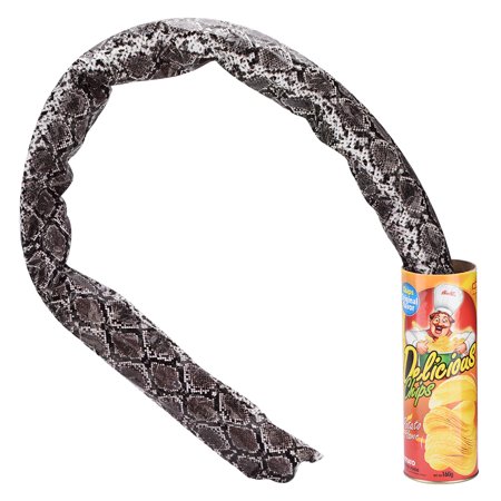 WALFRONT Novelty Potato Chip Can Funny Pranks Joke Jump Pop Out Spring ...