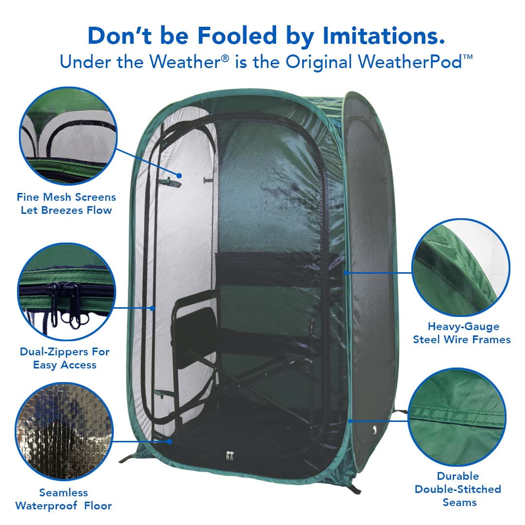 Under the Weather Instapod Mesh Instant Pop Up Personal Canopy ...