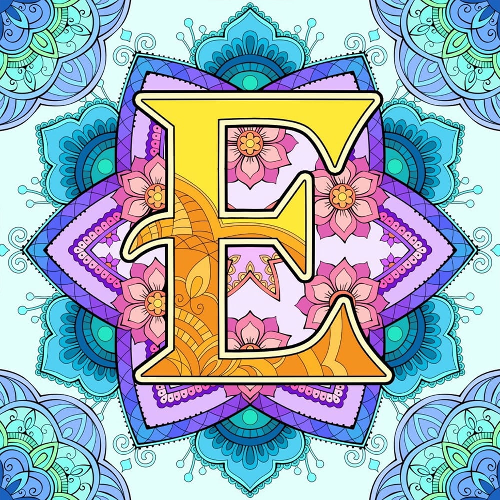 5D DIY Mandala Letra E Kit Del 30x30cm | Walmart en línea