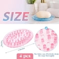 4 count Plastic Soap Holder Soap Dish Bar Saver Tray with Holes Sponge ...