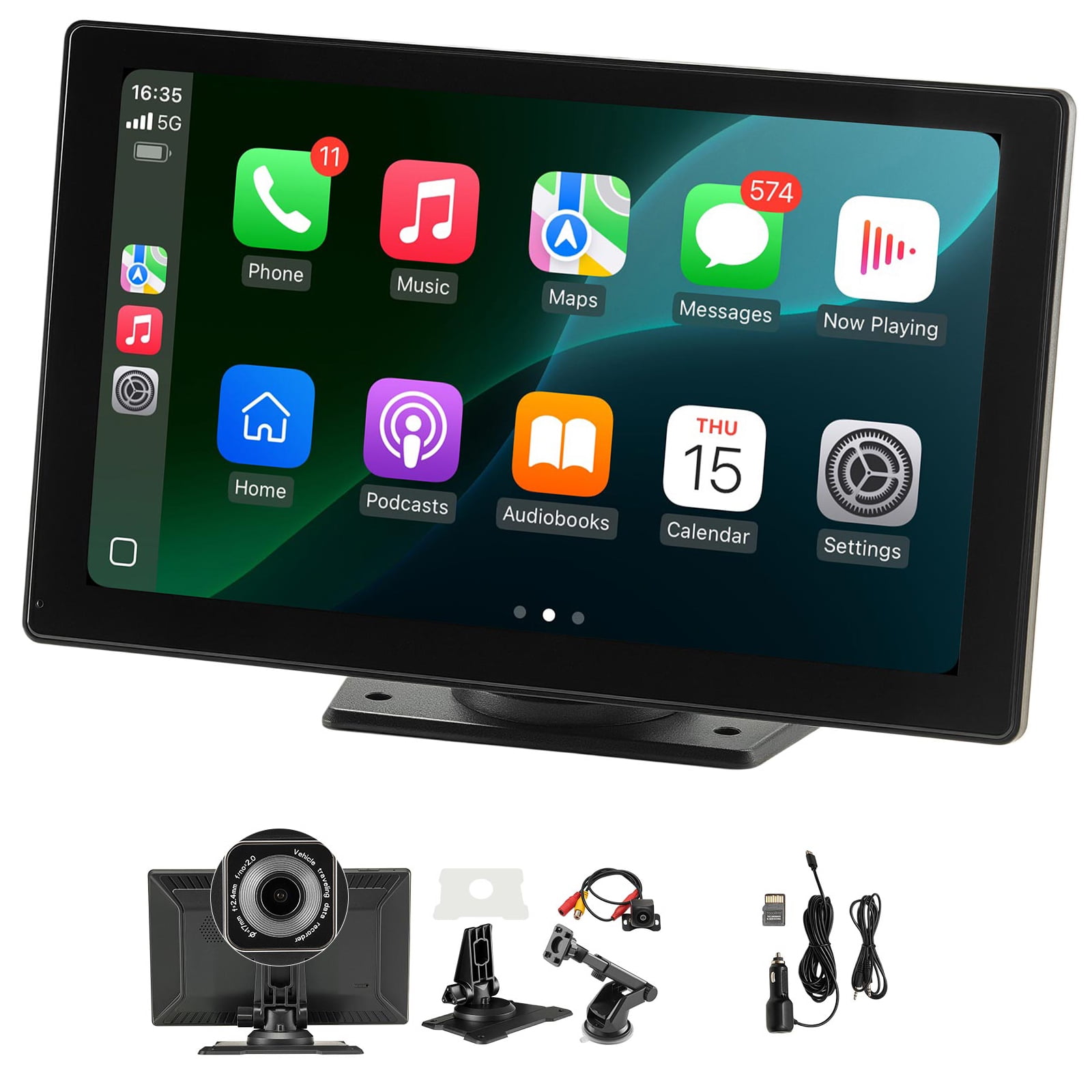 Click here for Kffkff Wireless Car Stereo  9-Inch Hd Portable Rad... prices