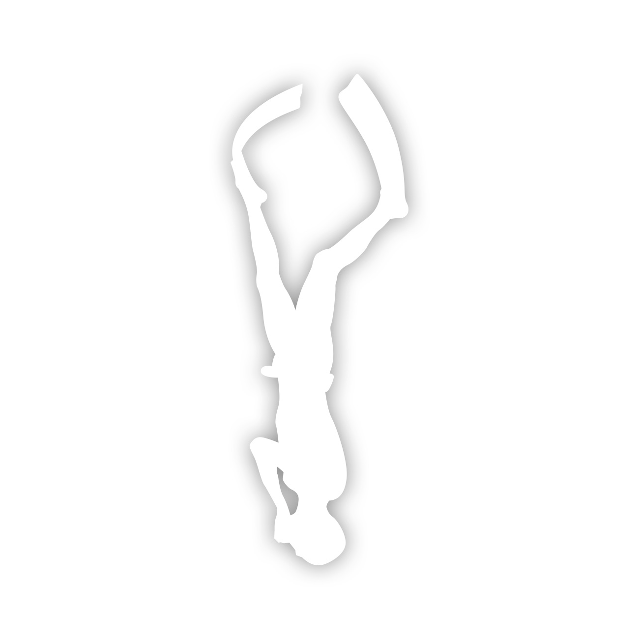 Freediving Sticker Decal Die Cut - Self Adhesive Vinyl - Weatherproof ...