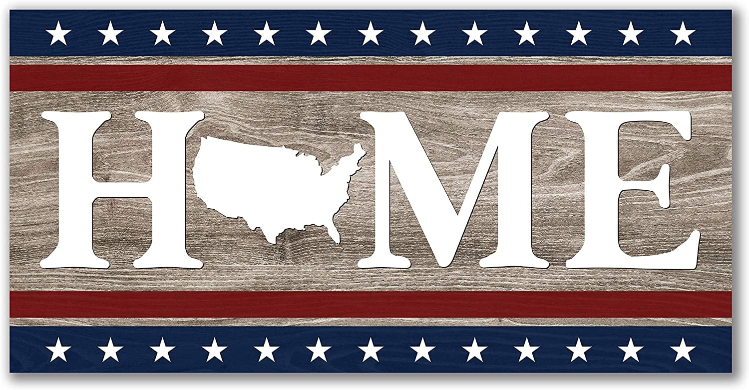 Home US Rustic Wood Wall Sign 9x18 - Walmart.com