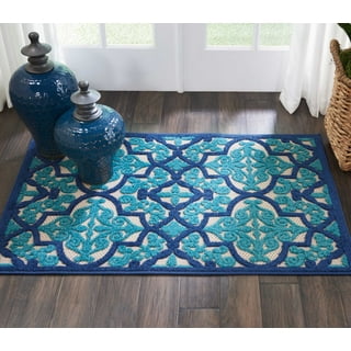 Rugs America New Aubusson Collection Light Blue 510-208 Traditional ...