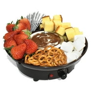 Beautiful 3 Qt Electric Fondue Set with Bonus 2 qt Ceramic Pot, White ...