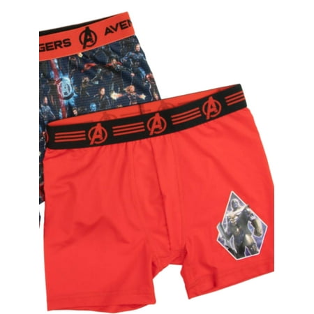 The Avengers - Boy's Marvel Avengers 3-Pack Underoos Poly Boxer Brief ...