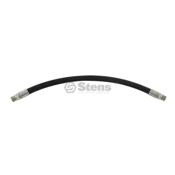 Stens 3001-0103 Hydraulic Hose, 1/2" x 24" SAE 100 R2AT 2 wire ...