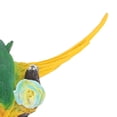 BIMZUC Yellow Macaw Statue Resin Parrot Decor Weatherproof Outdoor ...
