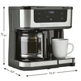 Farberware Dual Brew Coffee Maker with Pot Combo, Single Serve or 12 ...
