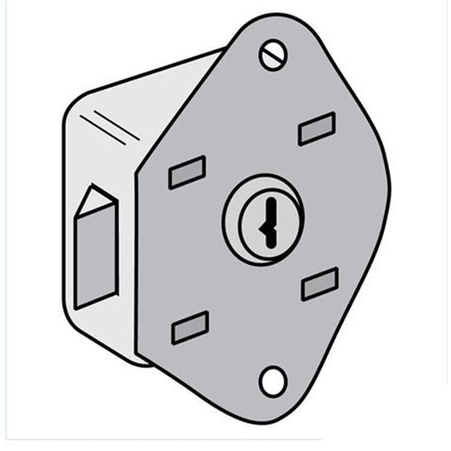 Salsbury Industries 22215 Key Lock Built-in for Extra Wide Designer ...