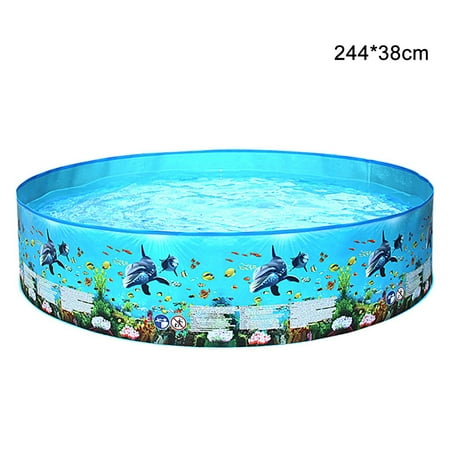LeKing Inflatable Swimming Pool Round Paddling Pool Summer Outdoor ...