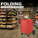 Juggernaut Carts Folding Shopping Cart, 110 lbs Capacity - Walmart.com