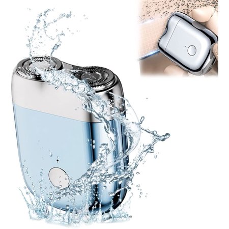 Portable USB Men's Shaver Waterproof Electric Razor for Men Wet and Dry ...