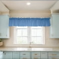 Solid Poplin Window Valance Light Blue 58" Wide - Walmart.com