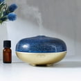 Better Homes & Gardens Ultrasonic 150ml Oil Diffuser Blue Ceramic Cool ...