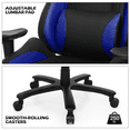 MoNiBloom Racing Style Gaming Chair with Lumbar Support and Armrests ...