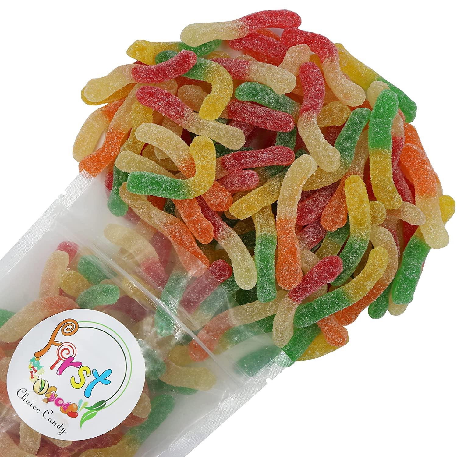 FirstChoiceCandy Gummy Crawlers Candy (Sour Worms, 2 Pound) - Walmart.com