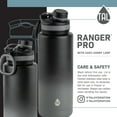 TAL Stainless Steel Ranger Water Bottle 40 fl oz, Ombre Black - Walmart.com