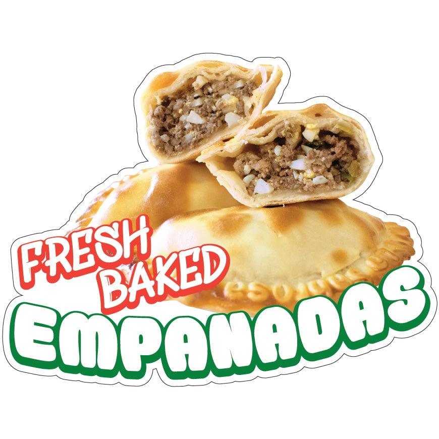 Fresh Baked Empanadas 8" Decal Concession Stand Food Truck Sticker ...