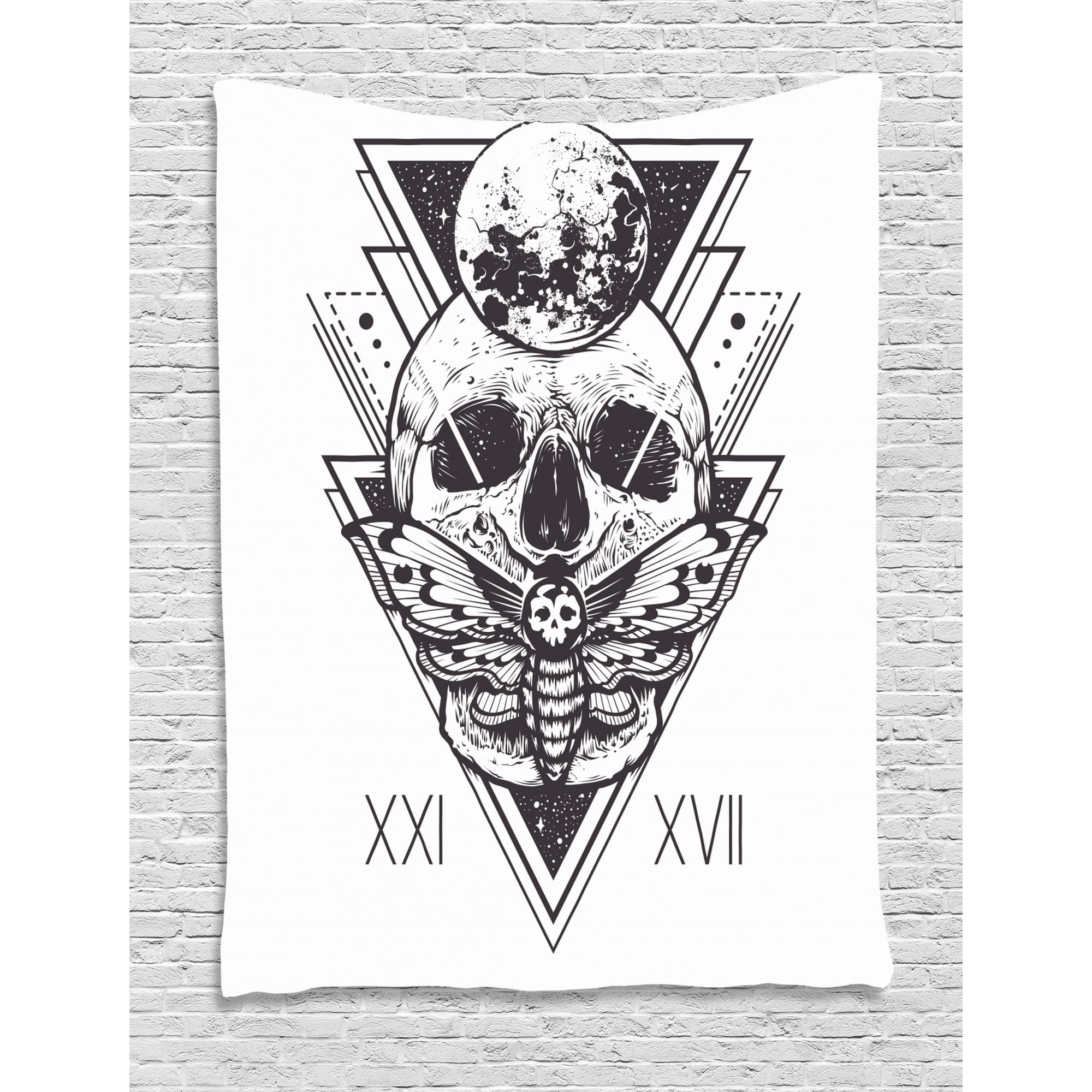 Geometric Skull Tattoo