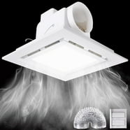 Broan-NuTone 140737 80 CFM BEL8 1.5 Sones Bathroom Exhaust Fan with LED ...