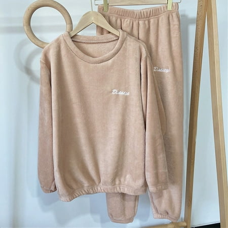 zanvin Women 2 Piece Outfits Clearance,Women's Coral Velvet Winter ...