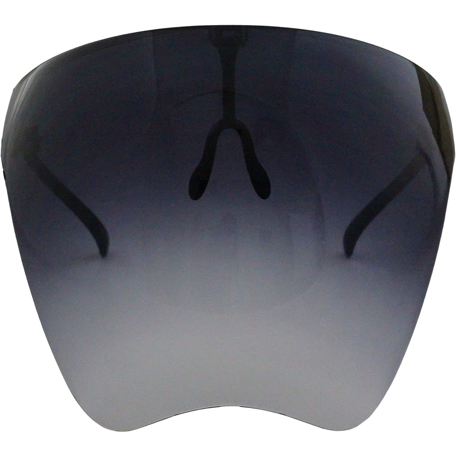 Futuristic Face Shield Mirrored Visor Sunglasses - Walmart.com