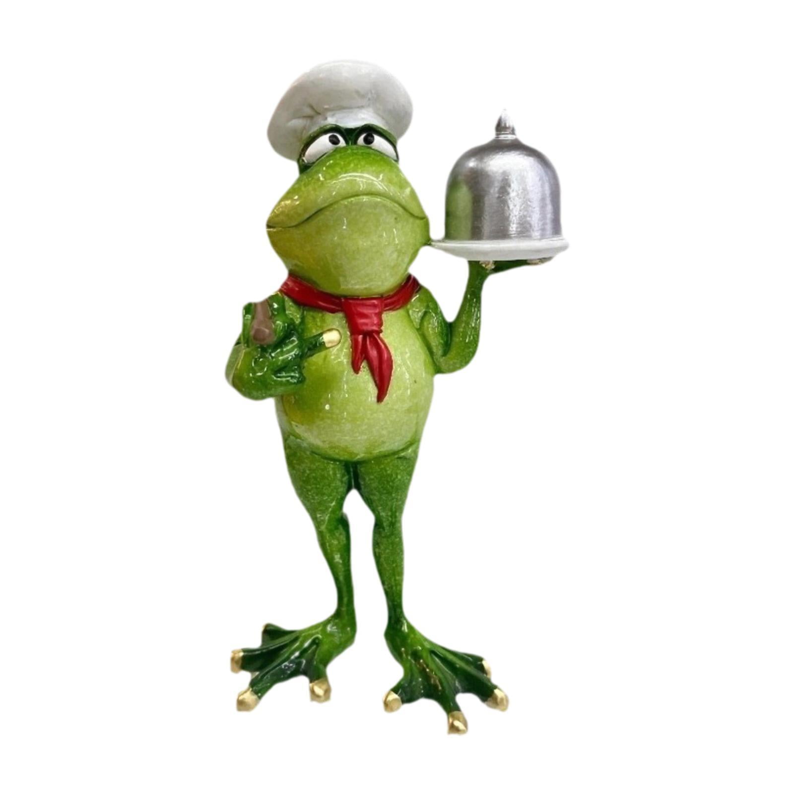 Click here for Guool Frog Chef Figurine Display Decorative Orname... prices
