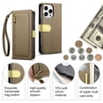 for Motorola Moto G35 Phone Case Vintage Pebbled Soft PU Leather Wallet ...