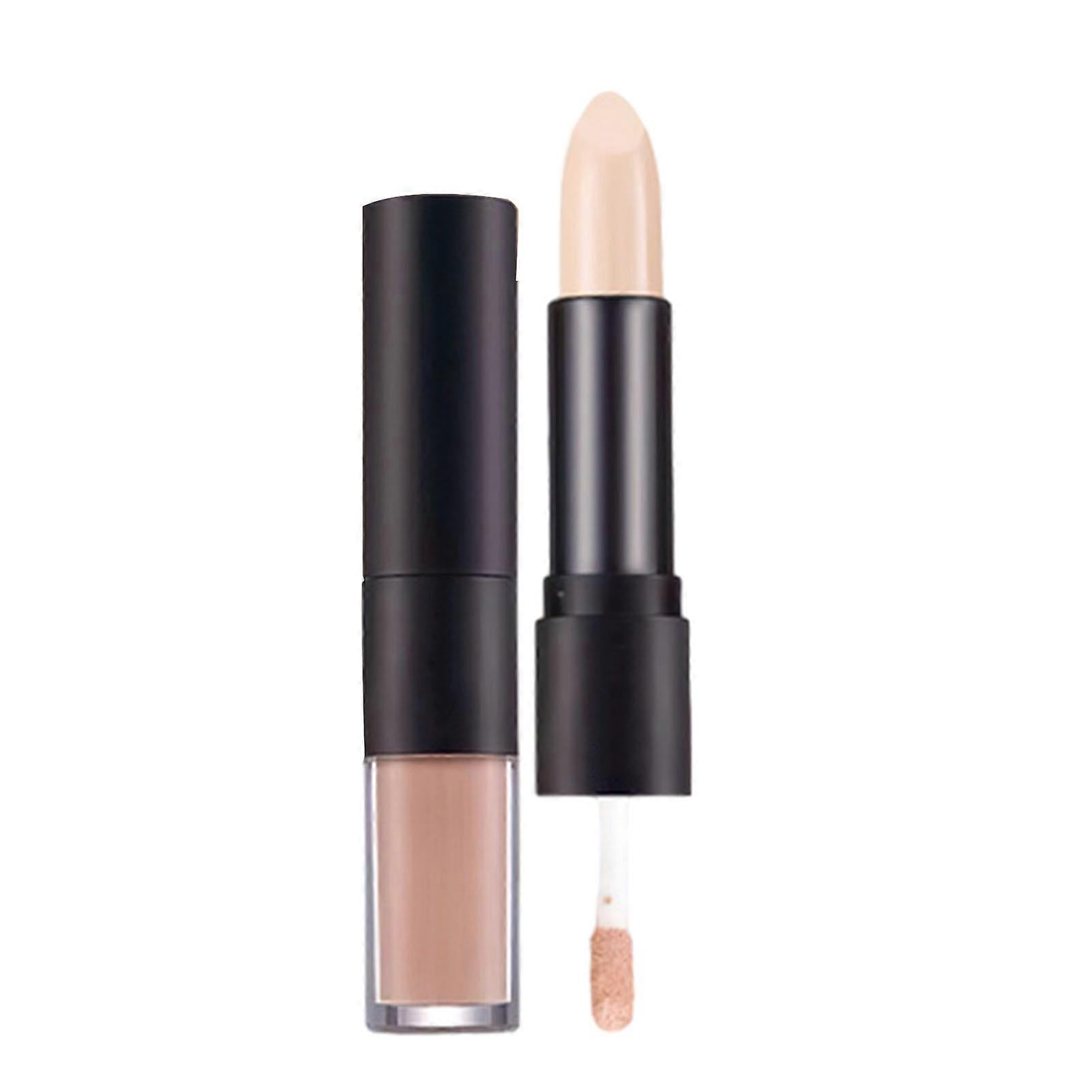 Double Head Concealer Pen Easy Smudge Spots Cover Contouring Stick for ...