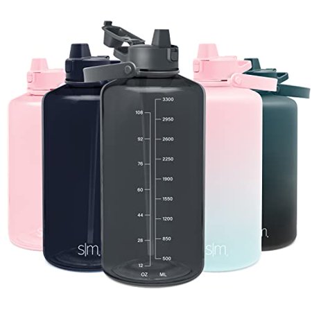 Simple Modern 1 Gallon Water Bottle with Straw & Measurement Marker ...