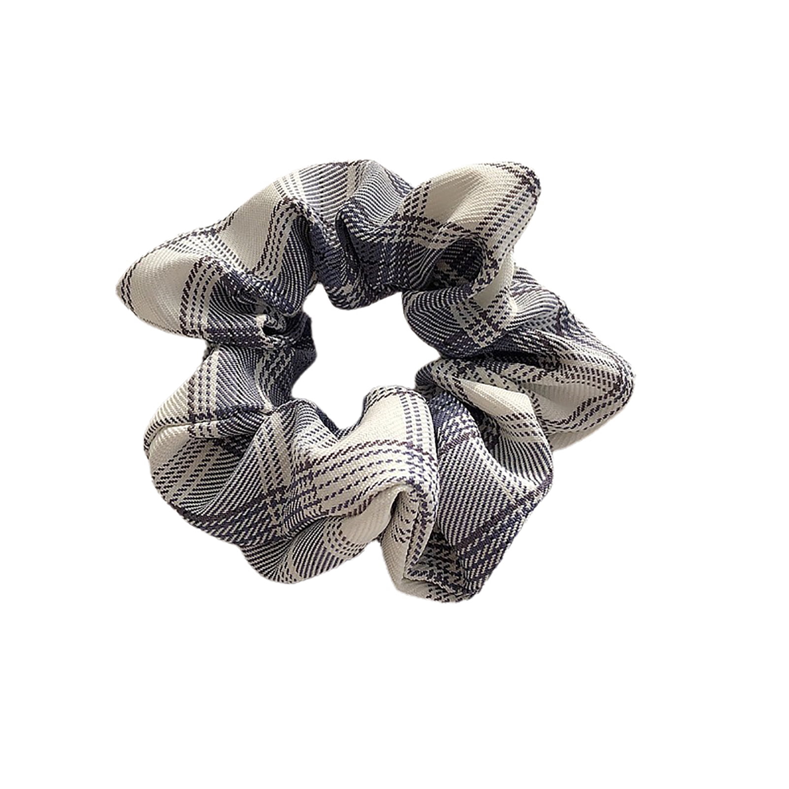 Bluethy Korean Plaid JK Cloth Sweet Elastic Rope Hair Ring Female BM ...