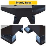 Single Horn Anvil , Cast Steel Anvil with Countertop and Stable Base ...