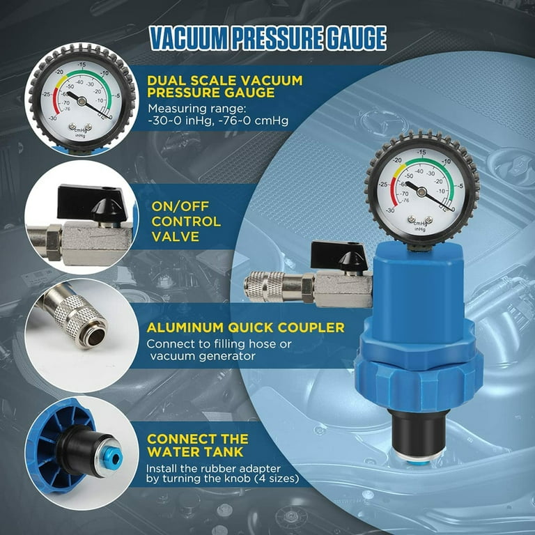 Car Coolant System Refiller Kit Coolant Vacuum Refill Tool, 46% OFF