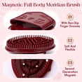 2 count Meridian Massage Brush Full Meridian Brush Beauty Salon Massage ...