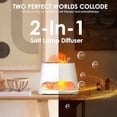 2-in-1 Himalayan Salt Lamp & Ultrasonic Essential Oil Diffuser ...