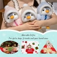 Christmas Plush Penguin Stuffed Animal 9.8’Cute Stuffed Penguin Plush ...