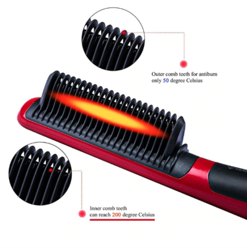 Air Dryer Brush & Volumizer Hair Dryer Comb 3 in 1 with Straightening ...