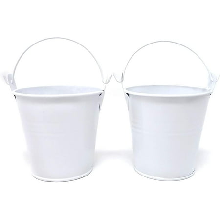 Pack Small Metal Buckets Tin Buckets Containers Decorative Buckets with ...
