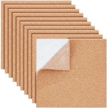 1Sheet Cork Insulation Sheets for Coaster with Adhesive Back Wall ...